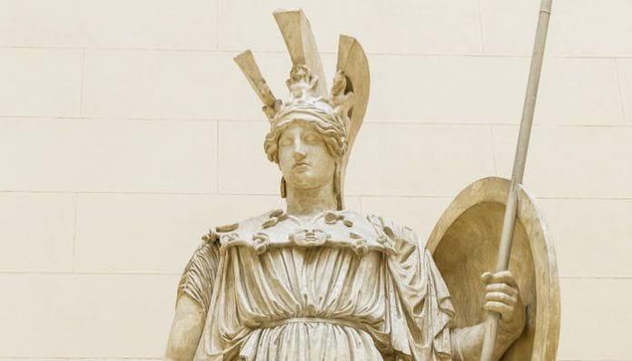 Atenea Diosa De La Sabiduría, Literatura E Inteligencia