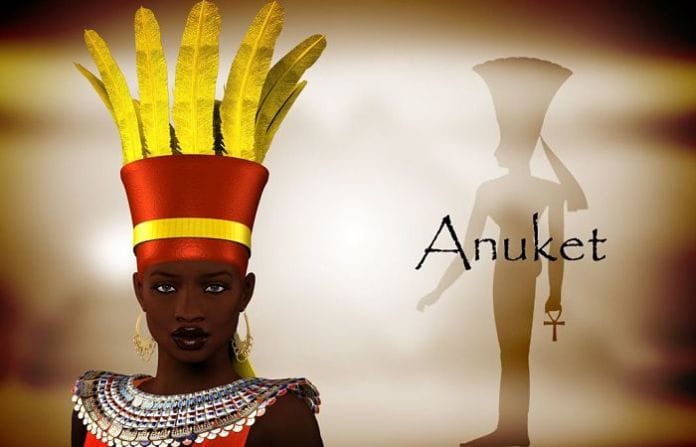 Anukis: Diosa Egipcia Del Río Nilo | Dioses Mitológicos Egipcios