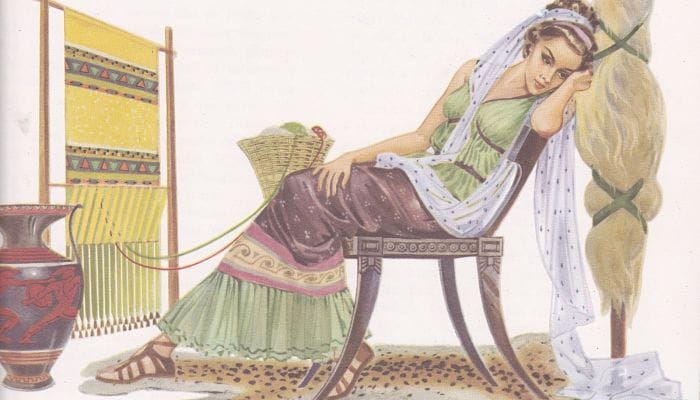 Penélope Esposa Del Héroe Odiseo En La Mitología Griega